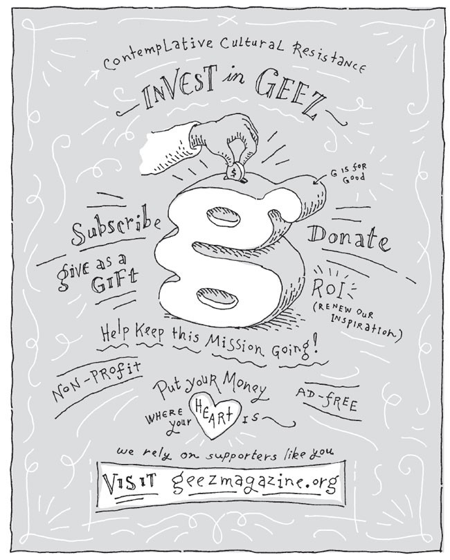 Call for Subscriptions and Donations | Geez Magazine